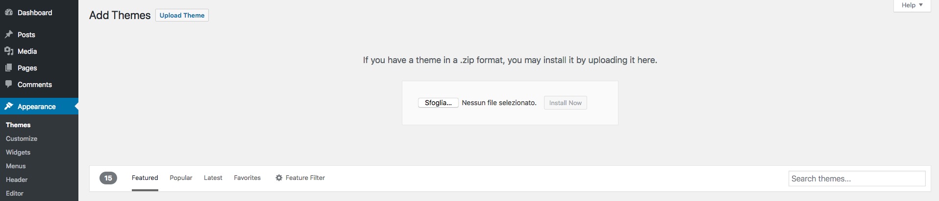 Theme Seasons Documentation